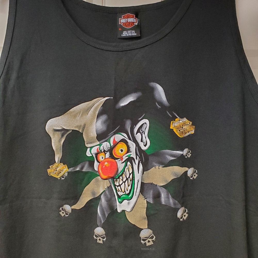 Xl Harley-Davidson Jester Tank Top Rhode Island - Gem